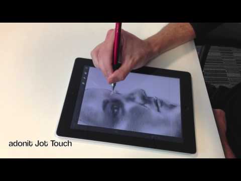iPad Art & digital artist using - Adonit Jot Touch