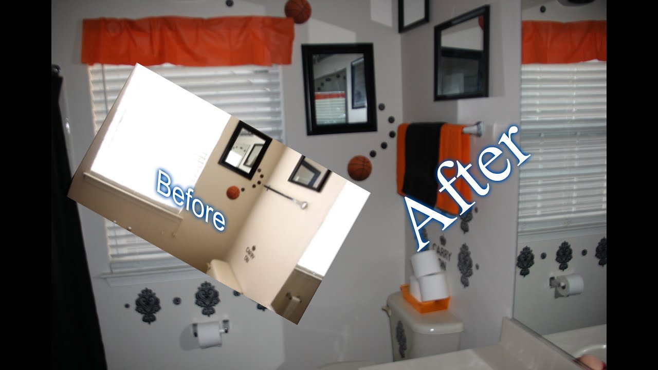 DIY Dollar Tree Bathroom Makeover | I Am TeeJaay #HomeEdition - YouTube