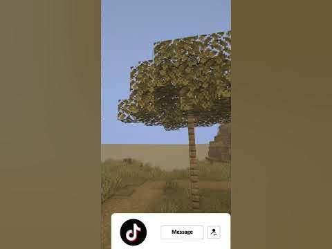 How to build a custom Minecraft Tree - YouTube