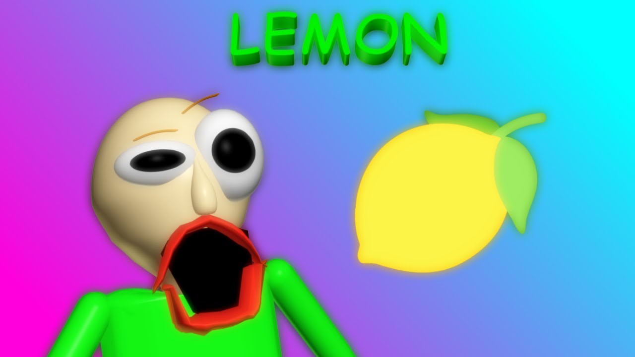 baldi eats a lemon and dies - YouTube