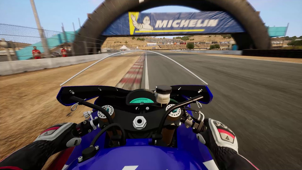 Ride 4 First POV Superbike pure sound Yamaha YZF R7 99' @ Laguna Seca ...