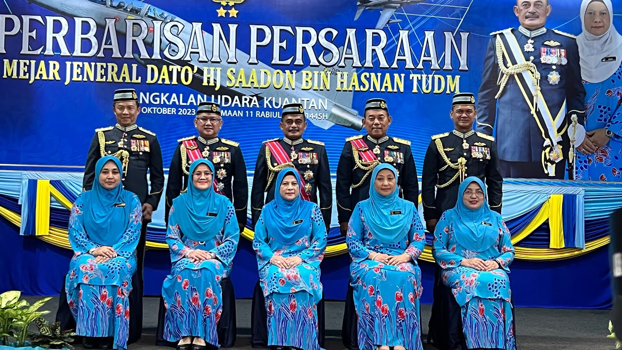 Perbarisan Persaraan Mejar Jeneral Dato Saadon Hasnan TUDM - YouTube
