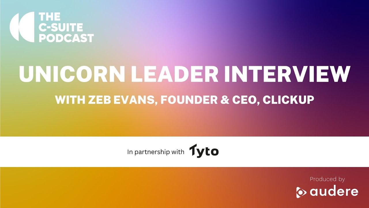 Podcast Interview - Unicorn Companies; Zeb Evans, Founder & CEO ...