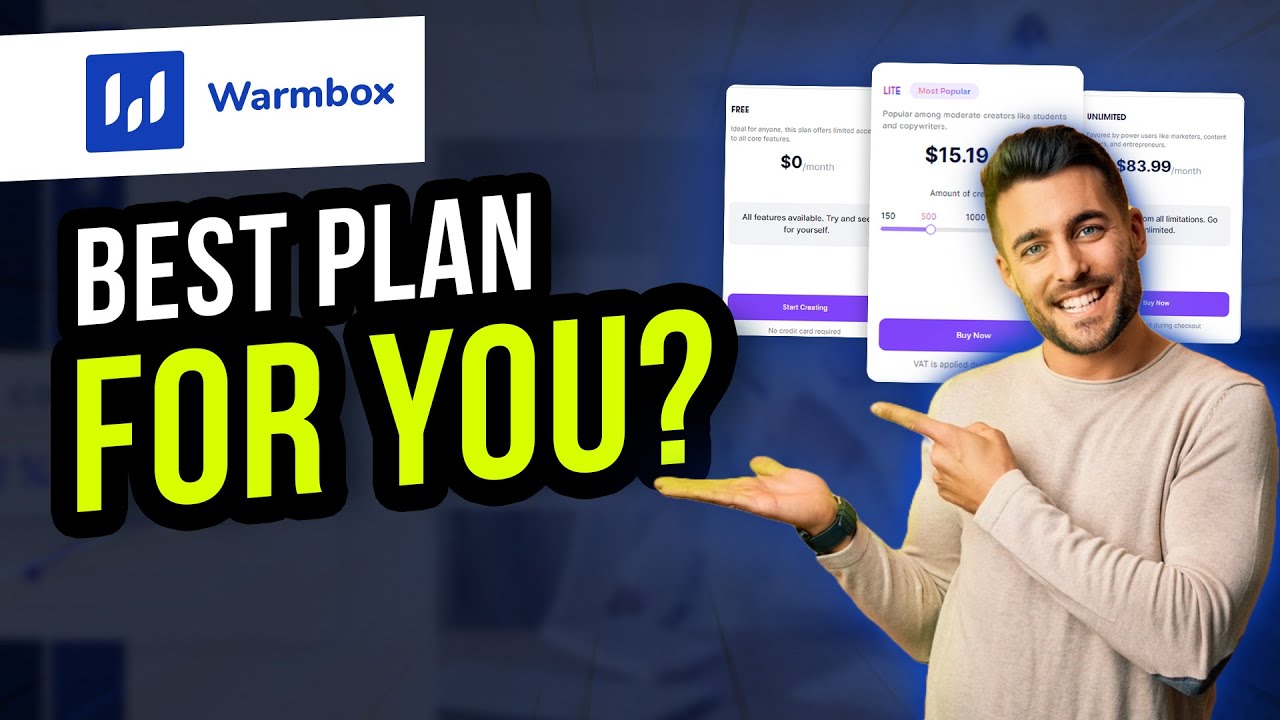 Warmbox Pricing Plans - Which plan is best for you | Best email marketing tool in 2025 - YouTube