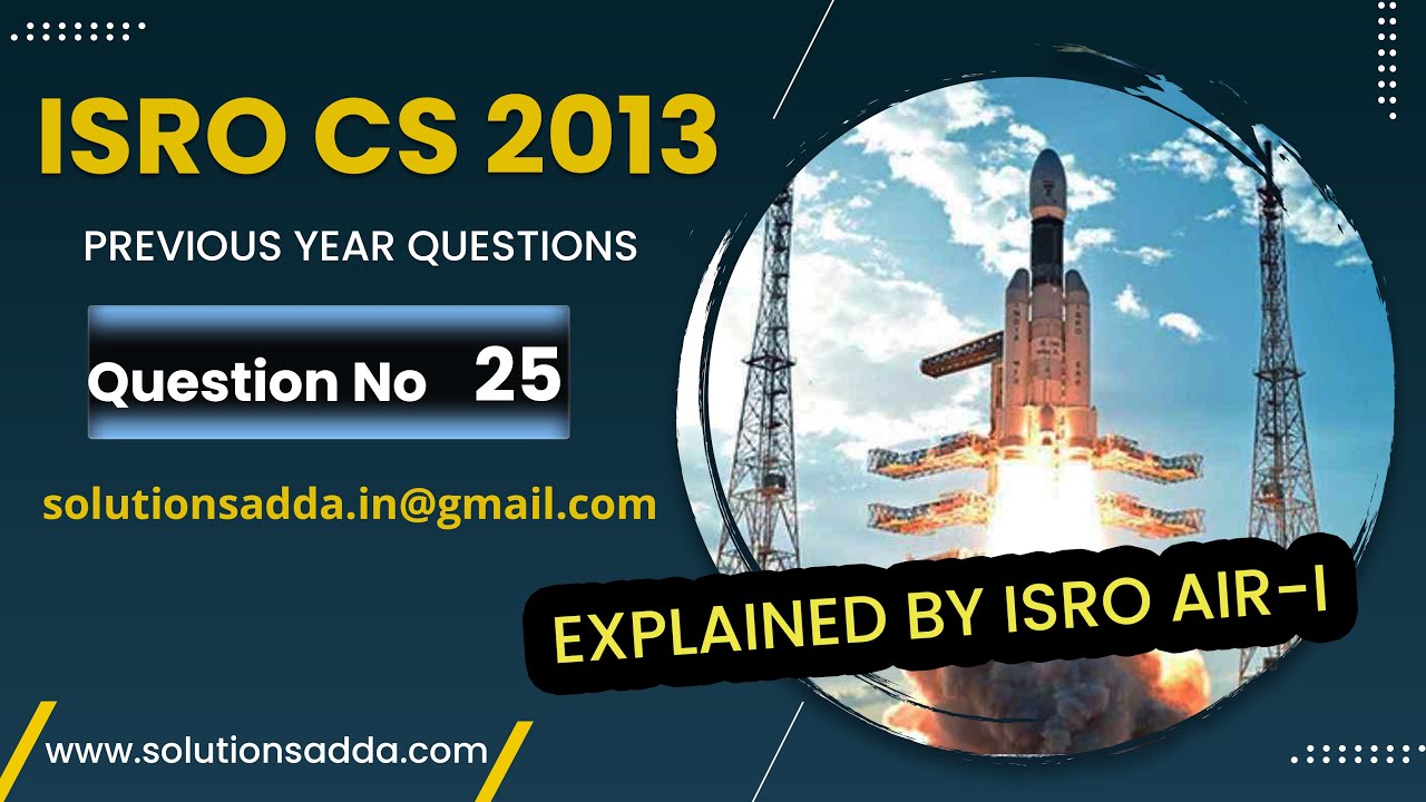 ISRO 2013 | DBMS | NORMAL FORMS | ISRO TEST SERIES | SOLUTIONS ADDA ...