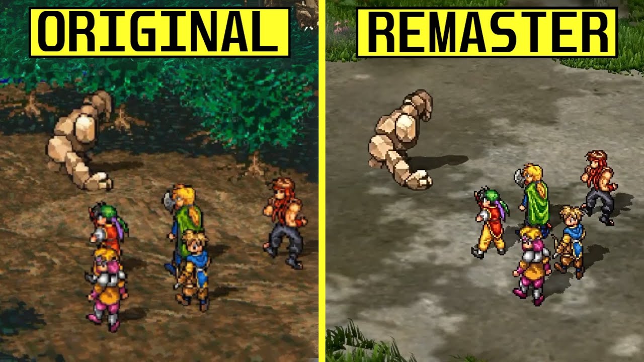 Suikoden I HD Remaster vs Original Early Graphics Comparison - YouTube