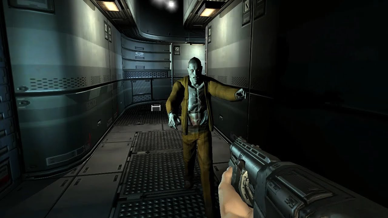 DOOM 3 Alpha 0.02 - My First Custom Map - YouTube