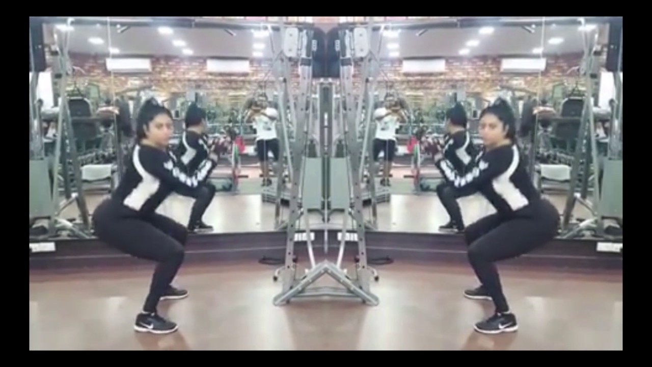 Namitha Hard Gym Workout - YouTube