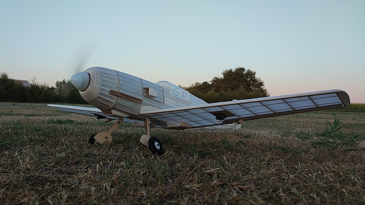 My RC Messerschmitt BF 109 design flight video. - YouTube