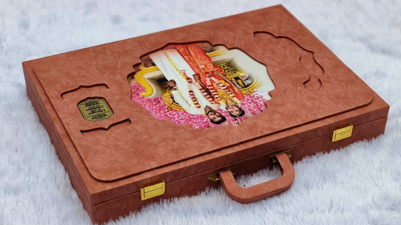 Wedding Album Box design - YouTube