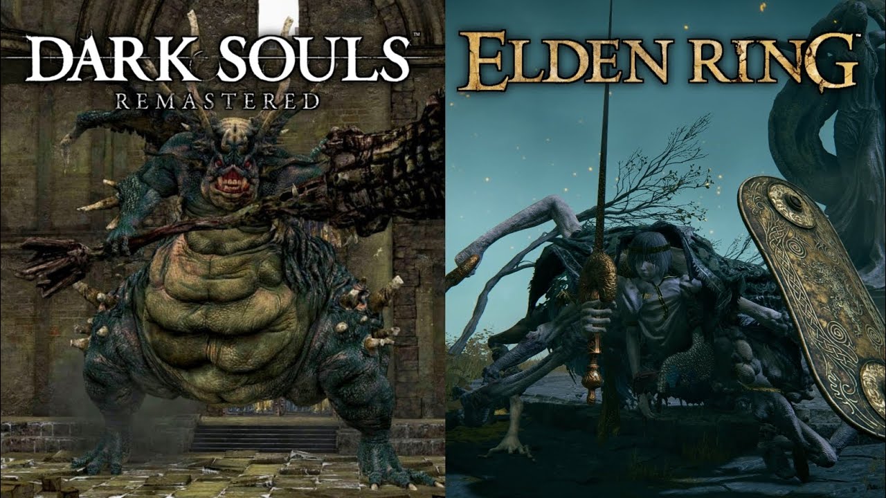 The First Boss In Different Souls & Soulslike Games - YouTube