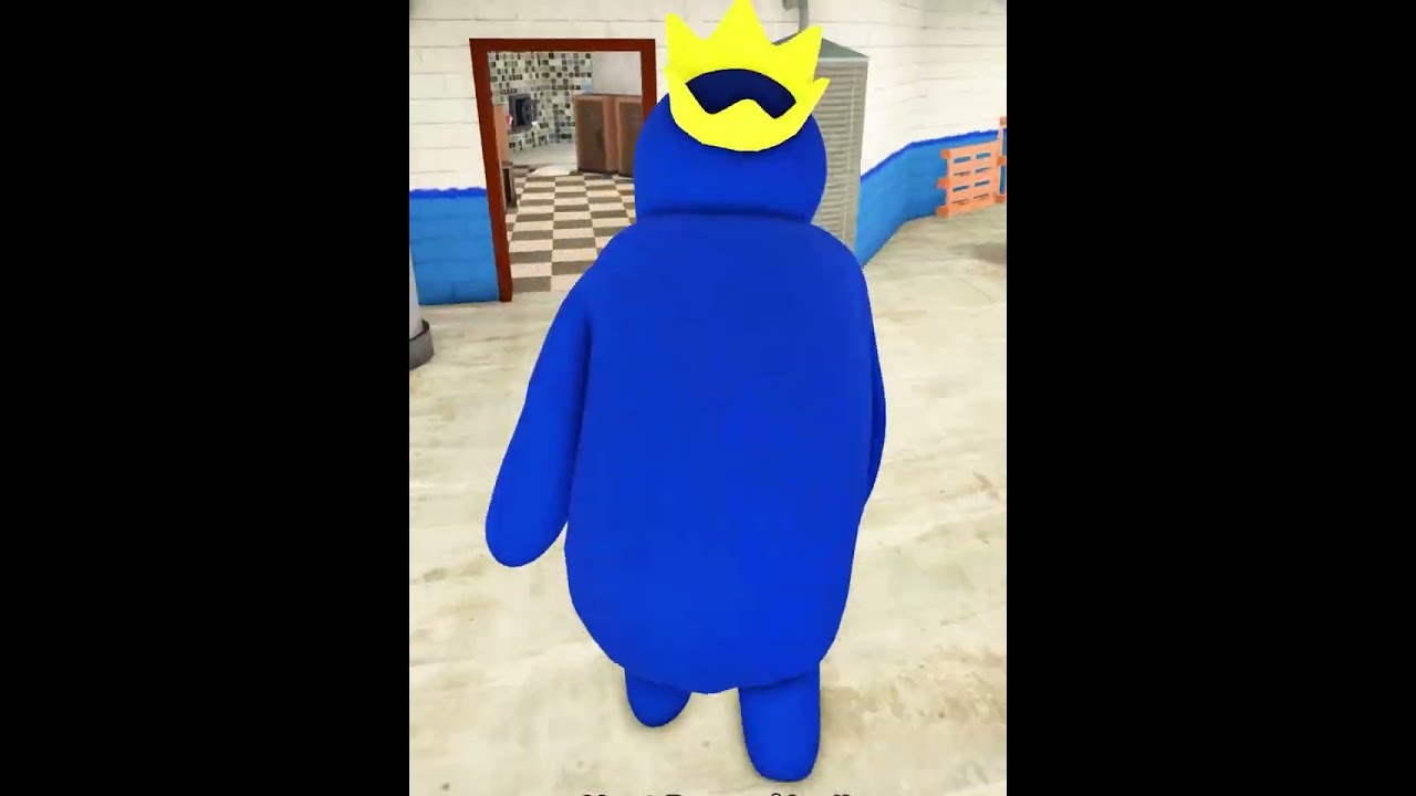 GAME rainbow friends blue monster fell asleep get roblox simulator # ...