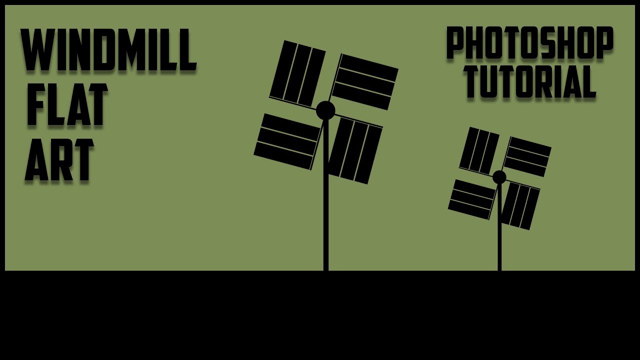 Create windmill Landscape Art | Photoshop Tutorial | - YouTube