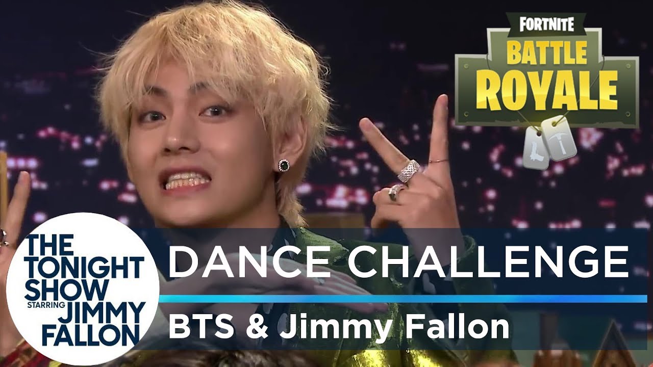 BTS Jimmy Fallon Full Interview and BTS Fortnite Dance Challenge Crack ...