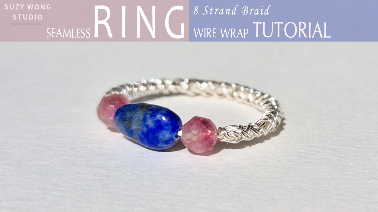 Seamless 8 Strand Braid Wire Wrap Ring Tutorial| DIY Ring| Easy Ring |DIY Jewelry |How to make ...