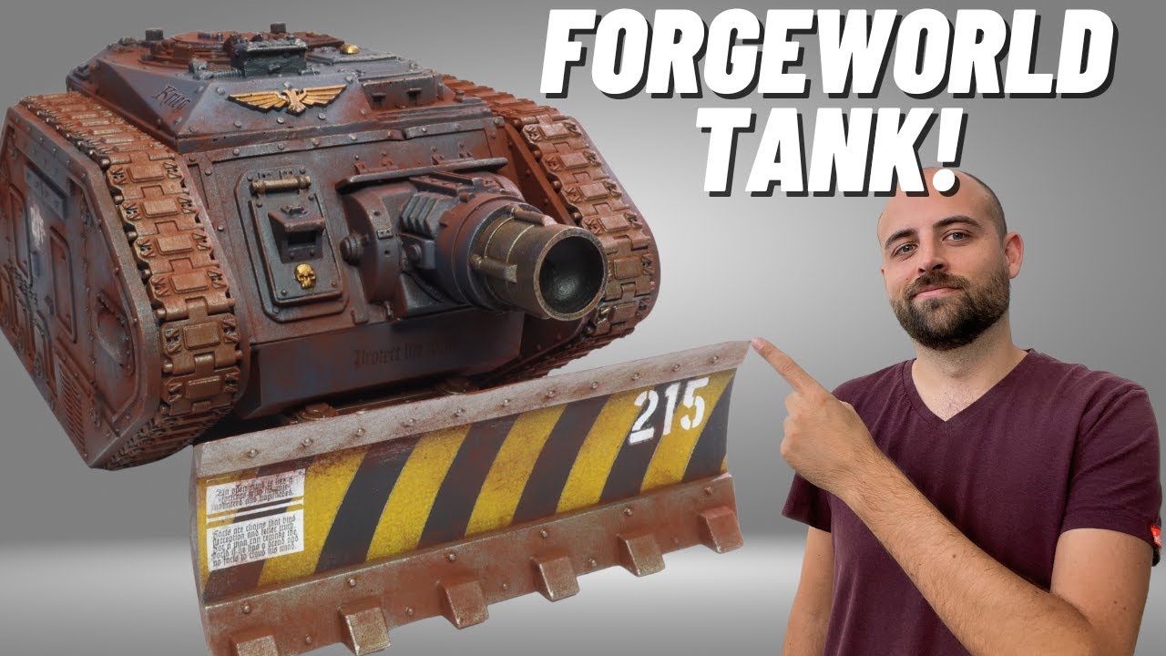 Death Korps of Krieg Thunderer Siege Tank from Forgeworld! - YouTube
