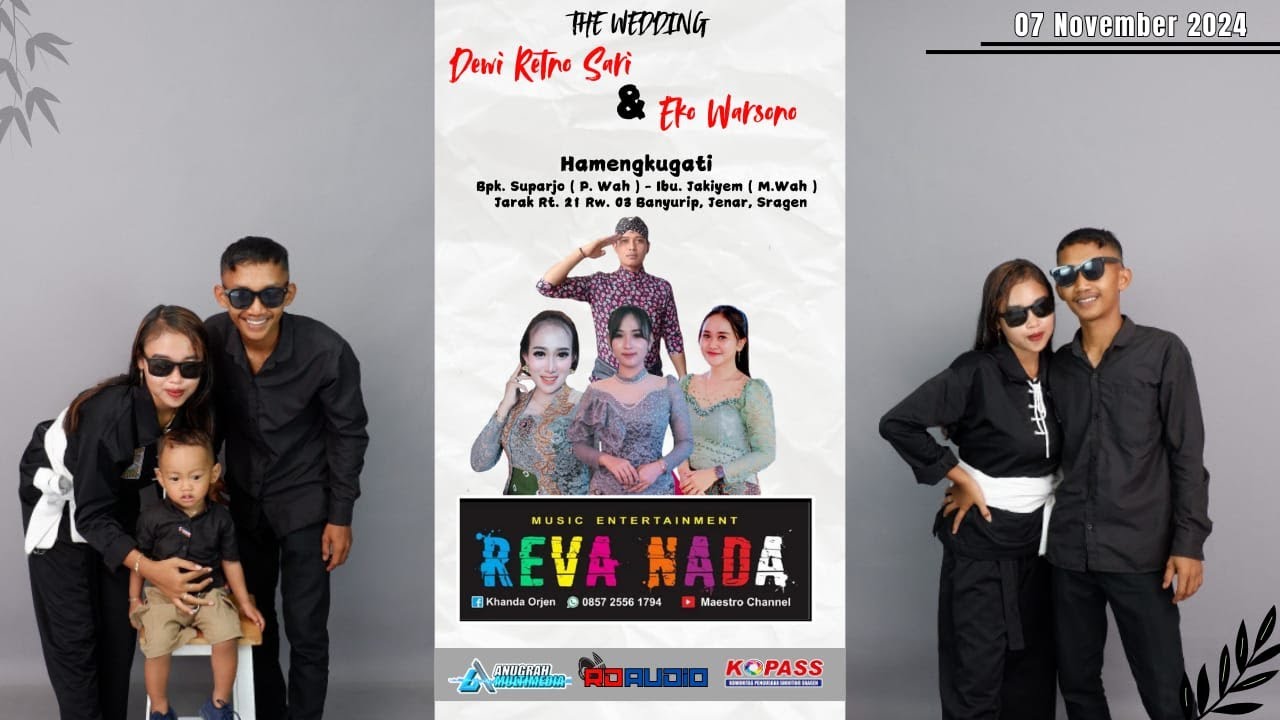 🔴LIVE REVA NADA || WEDING DEWI & EKO || RD SOUND SYSTEM || ANUGRAH HD ...