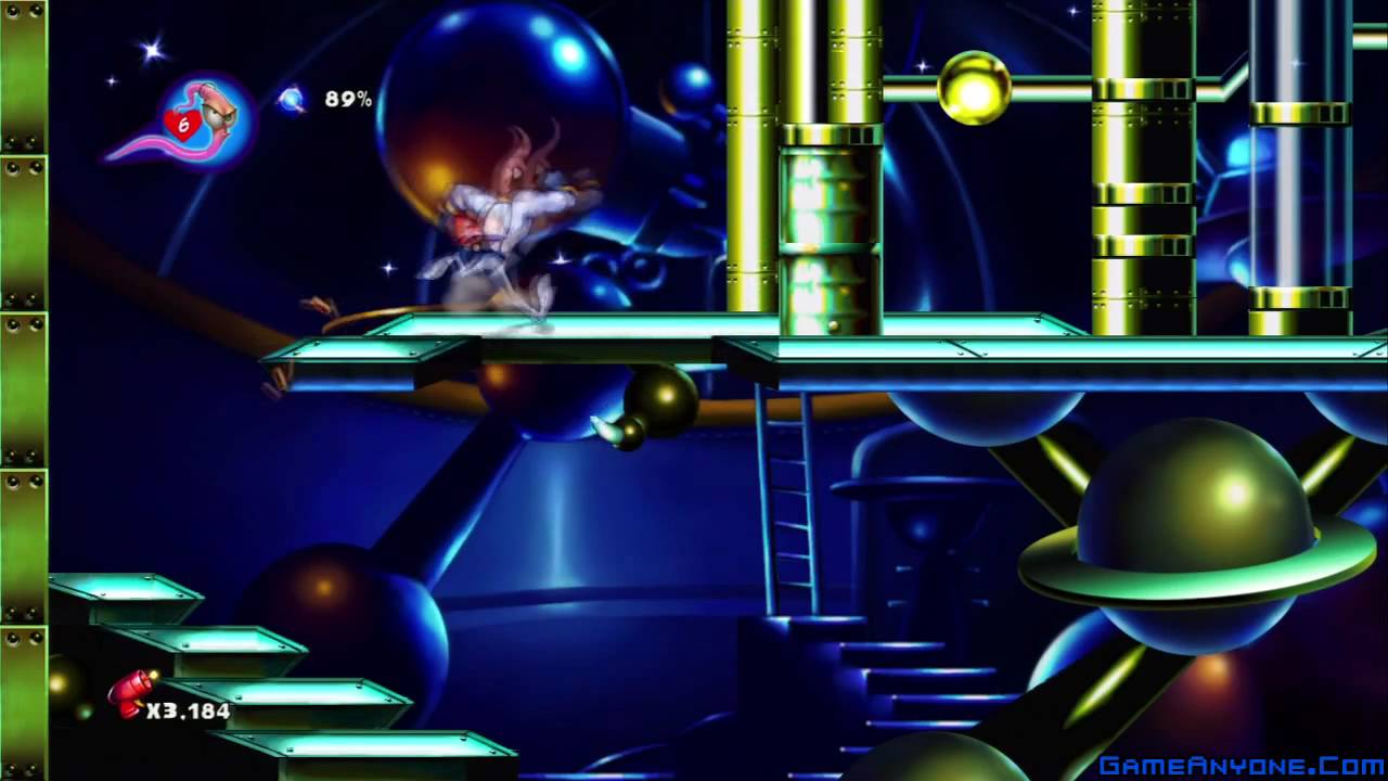 Earthworm Jim HD Walkthrough (Level 5) - YouTube