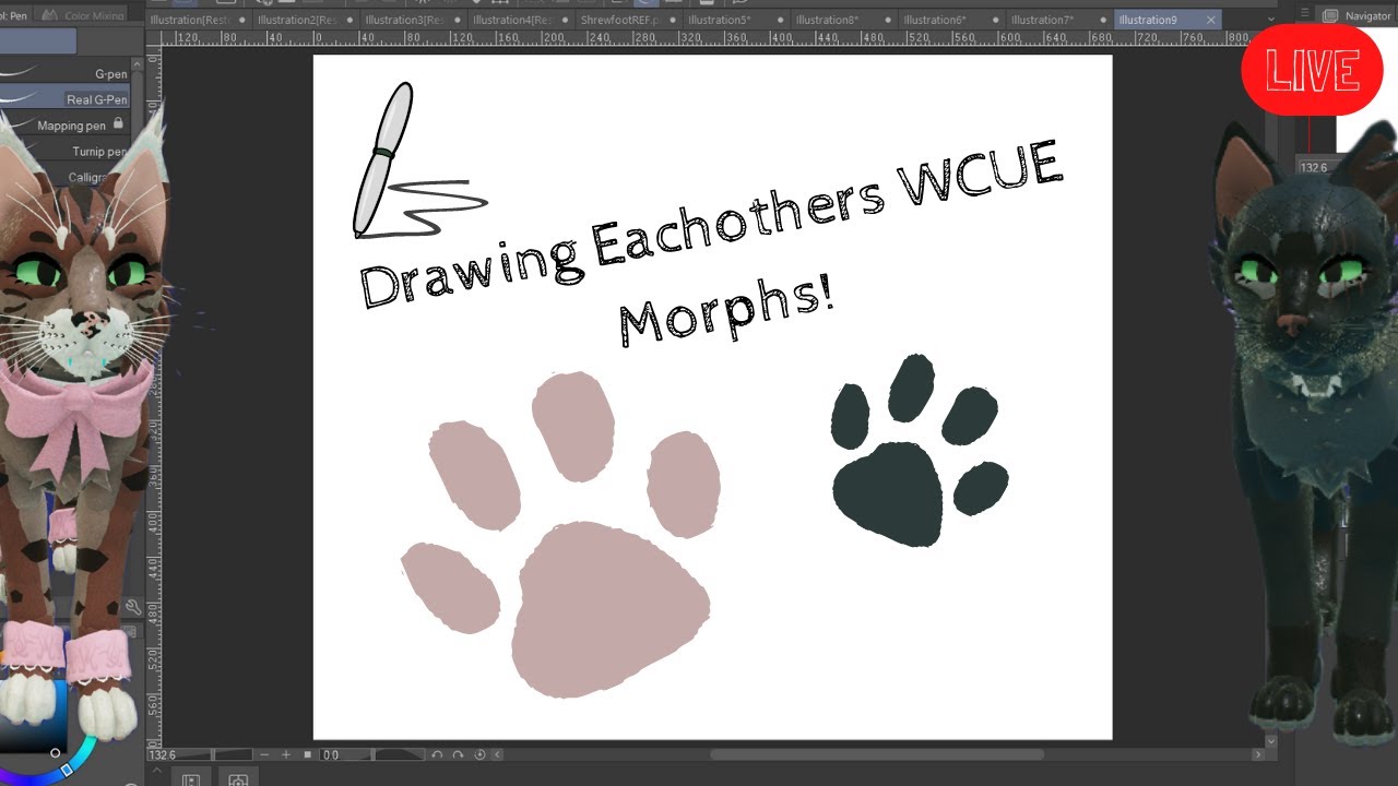 Ecoleaf's Legends - Drawing Cupi's WCUE Morph! | LIVESTREAM - YouTube