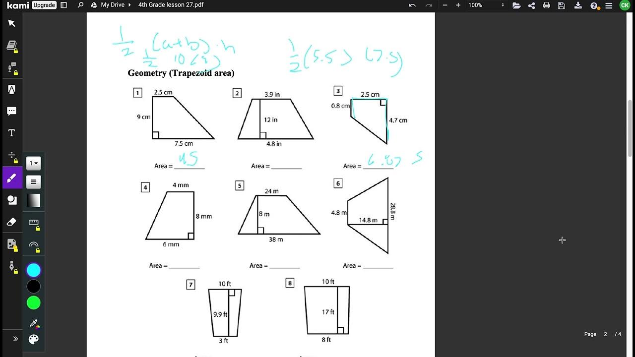 Math Lesson 27 4th Grade - YouTube