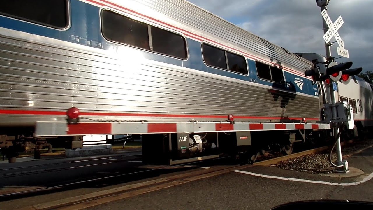 Car Chasing Train Close As It Gets Part One - YouTube