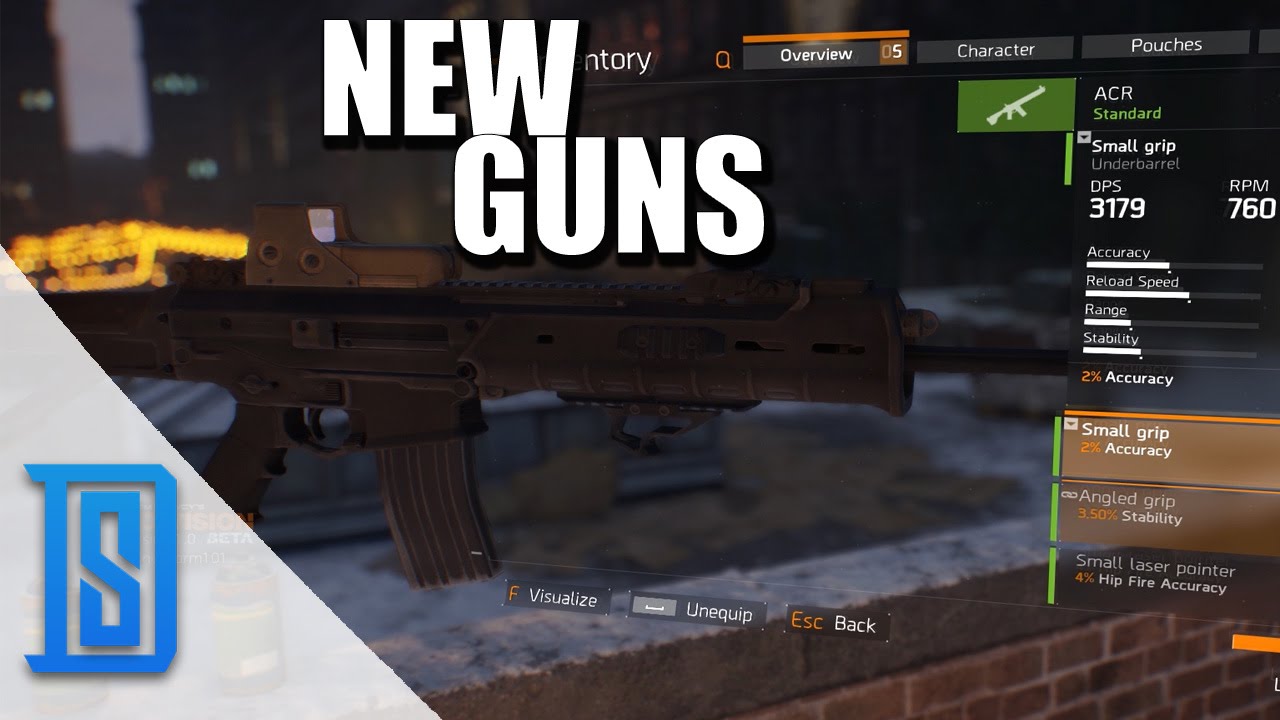 Tom Clancy's The Division - Closed Beta - NEW GUNS(PC Ultra Graphics ...