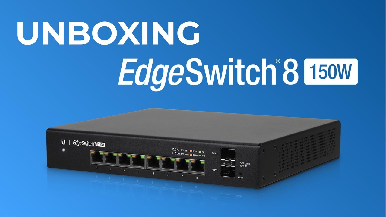 Unboxing EdgeSwitch ES 8 150W PoE E Alimentado Por Baterias YouTube unboxing-edgeswitch-es-8-150w-poe-e-alimentado-por-baterias-youtube