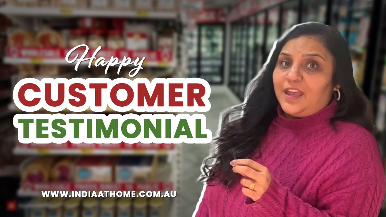 Customer Testimonial! Happy Customer! India At Home - YouTube