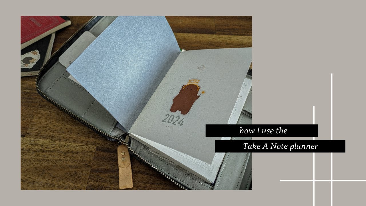 Simple Planning // How I use my take a note planner - YouTube