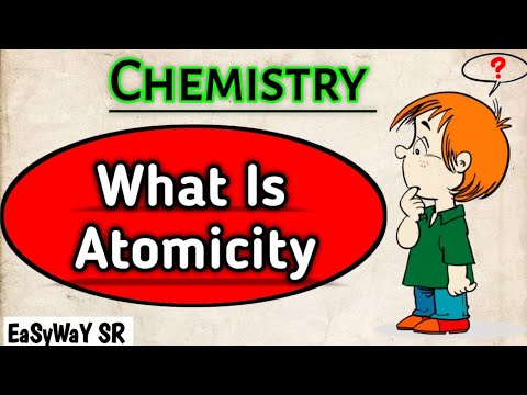 #chemistryAtomicity / How to find the atomicity of Molecules? - YouTube