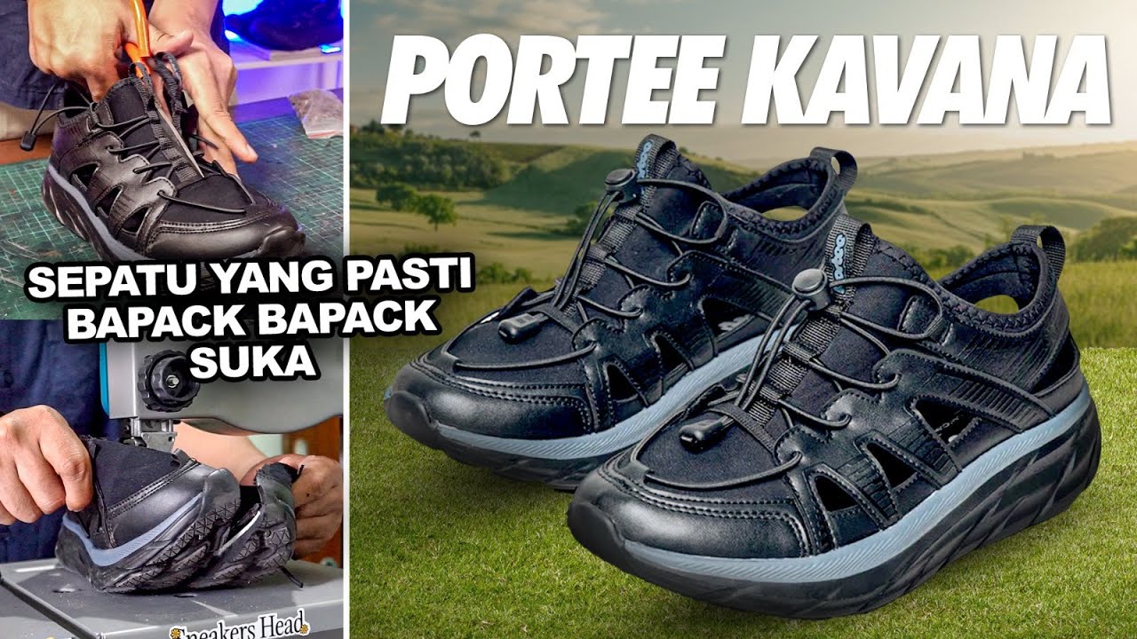 SEPATU SANDAL INI KATANYA NYAMAN? - REVIEW SEPATU PORTEE KAVANA - YouTube
