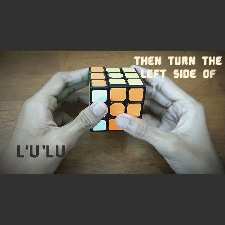 The left handed algorithm :RUBIKS CUBE TUTORIAL - YouTube