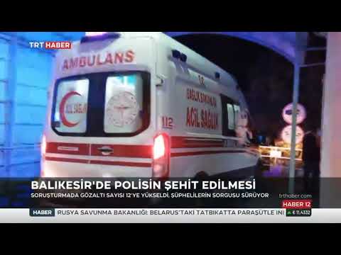 Balıkesir'de Polisin Şehit Edilmesi 13.11.2021 TURKEY