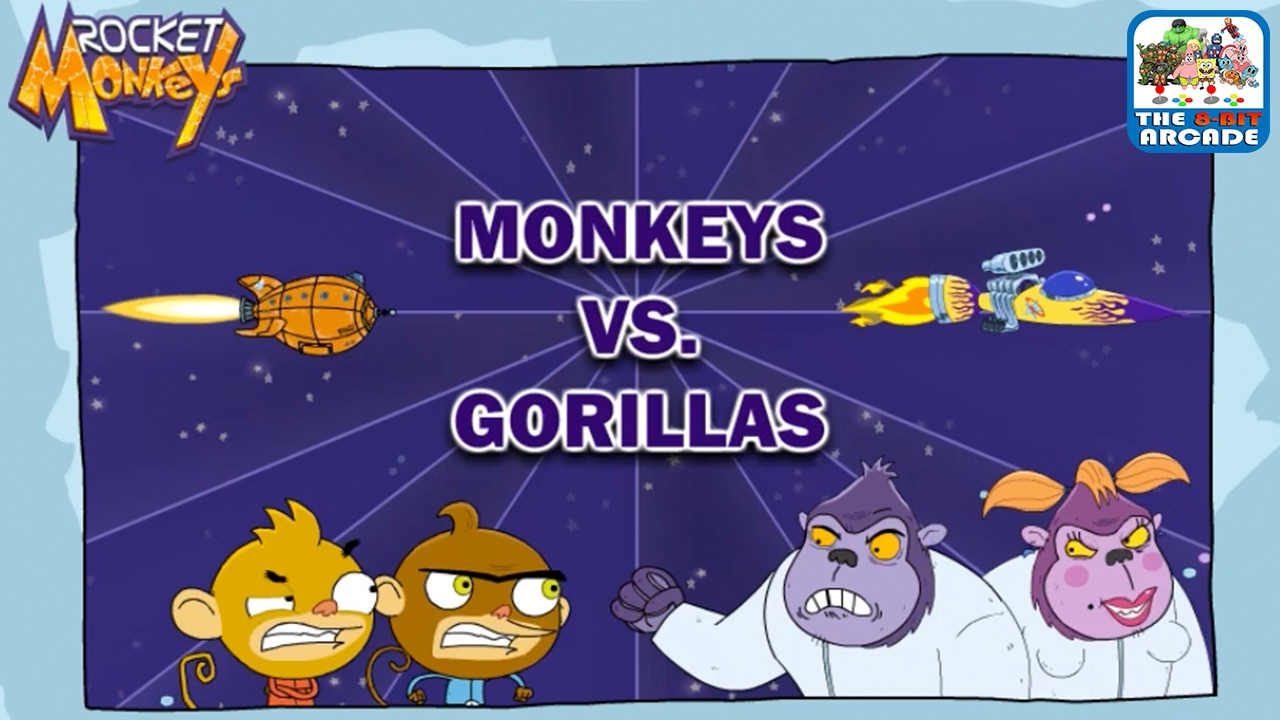 Rocket Monkeys: Monkeys VS Gorillas - Save GASI Before The Gorillas ...