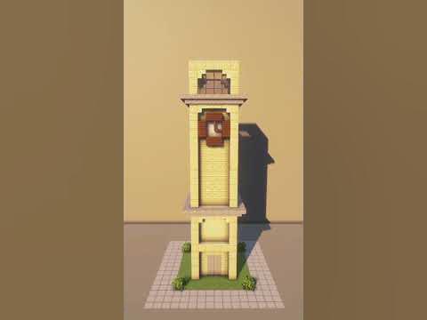Building Tilted Towers Clock Tower 🕒 (from Fortnite) in Minecraft - YouTube