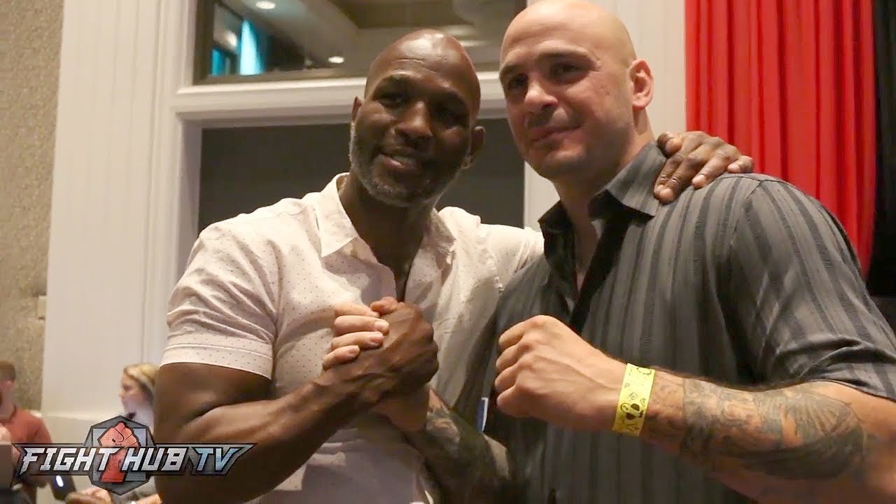 Bernard Hopkins & Kelly Pavlik Embrace Each Other After Years of Beef ...
