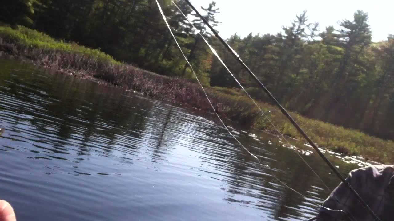 BASS FISHING LONG POND NH 2015 - YouTube