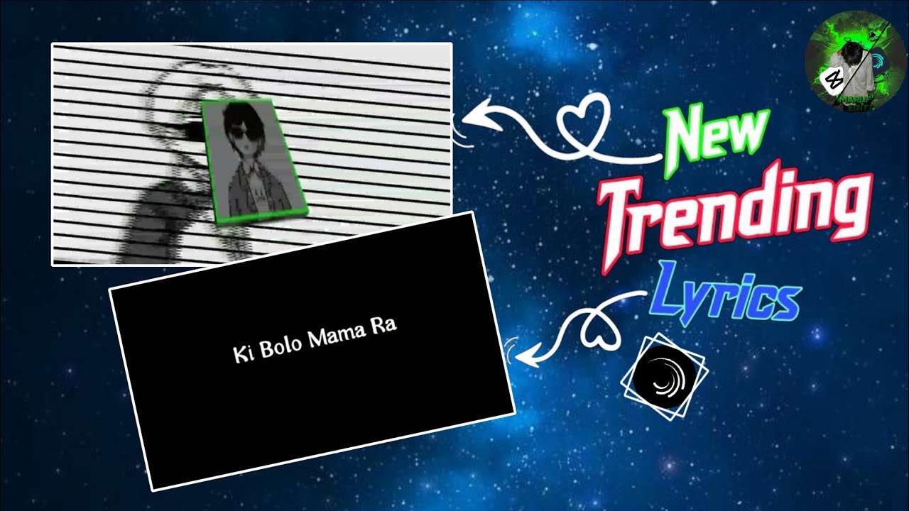 Alight Motion New Viral EffectBlack Screen Lyrics Video🖤💫Free Xml File | @maruf.hoque_63 #xml ...