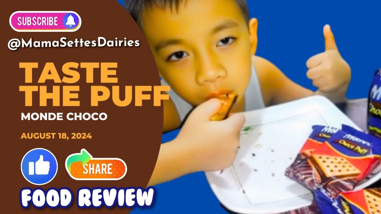 Food Review | Monde Choco Puff (08.18.2024) - YouTube
