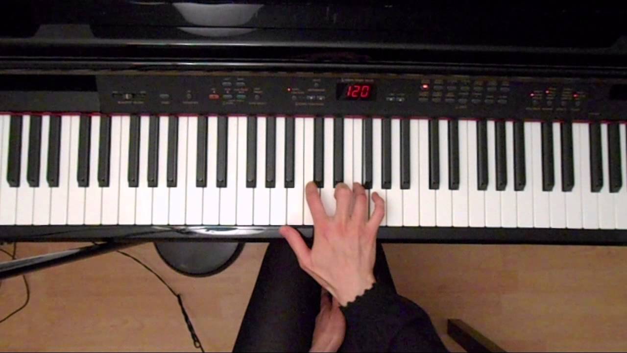 Online Piano Lessons: F Minor Broken Chords - YouTube