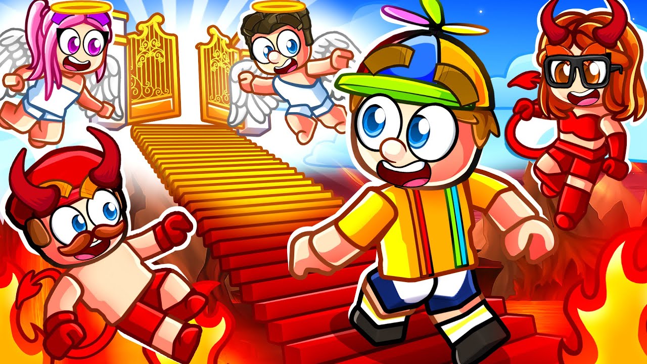 Escape HELL To HEAVEN In Roblox! - YouTube
