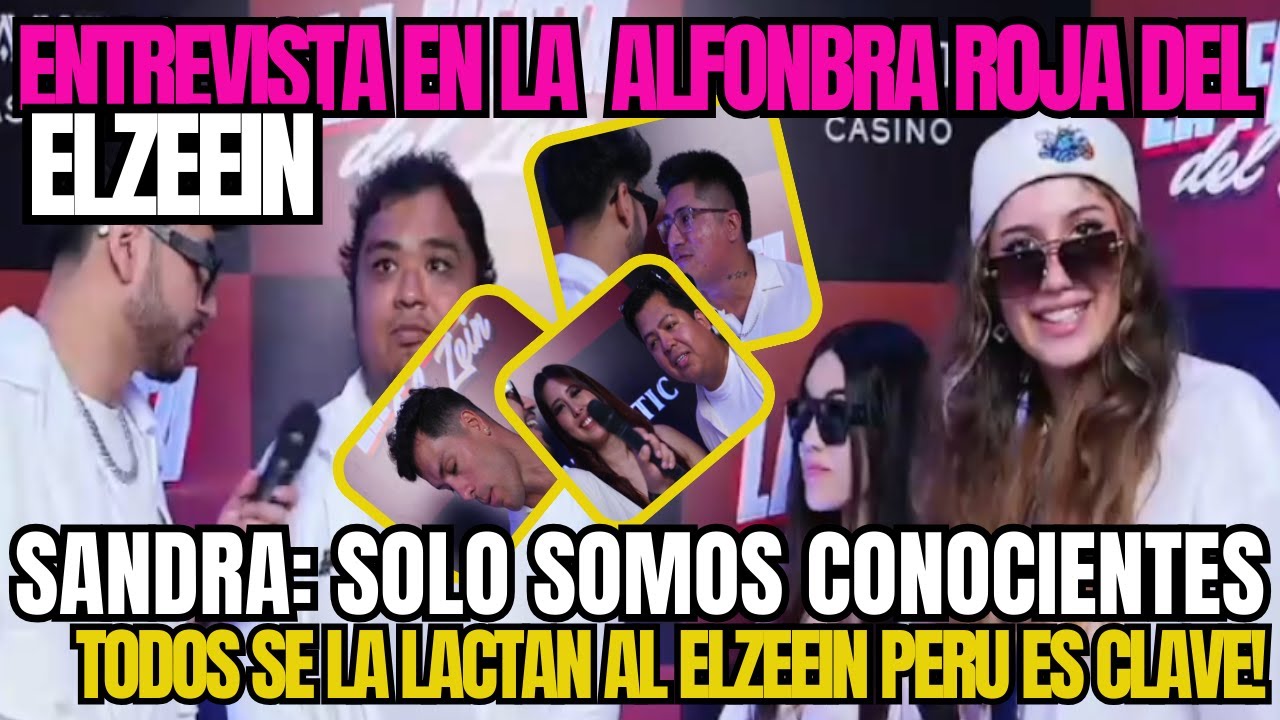 😂ELZEEIN ENTREVISTA A TODOS EN SU ALFOMBRA ROJA- SMASH, SANDRA, PATO ...