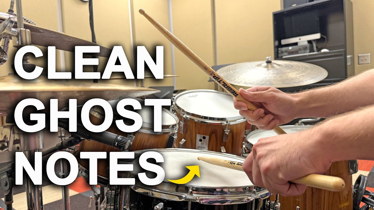 The Secret to CLEAN Ghost Notes - YouTube