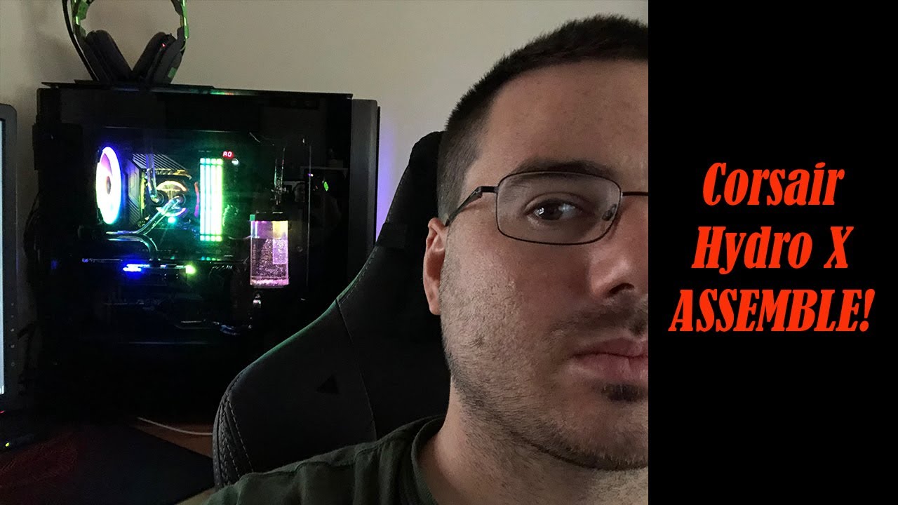 How to Assemble Corsair Hydro X Custom Water Cooling Loop - YouTube