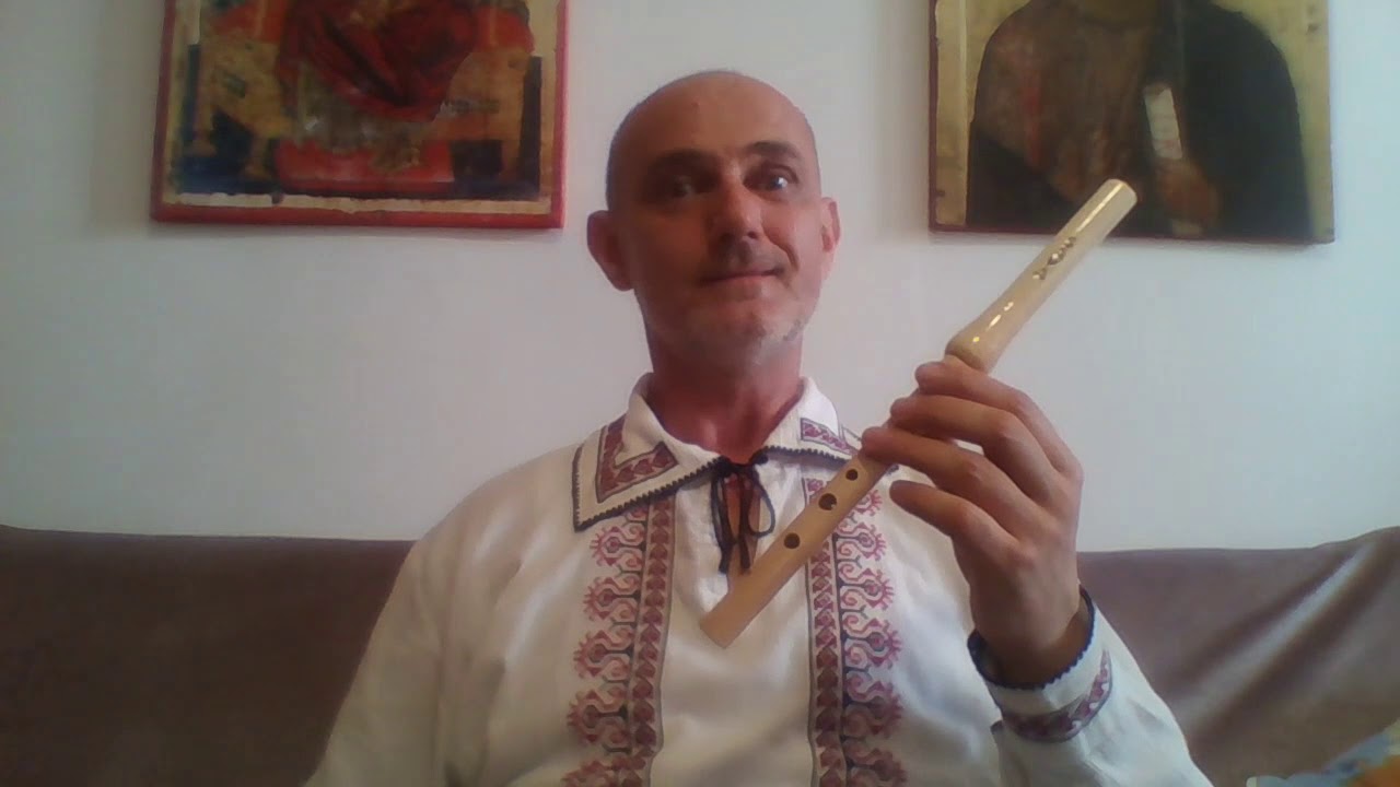 Tutorial 04 recorder/romania flute Ciobanas cu 300 de oi - YouTube