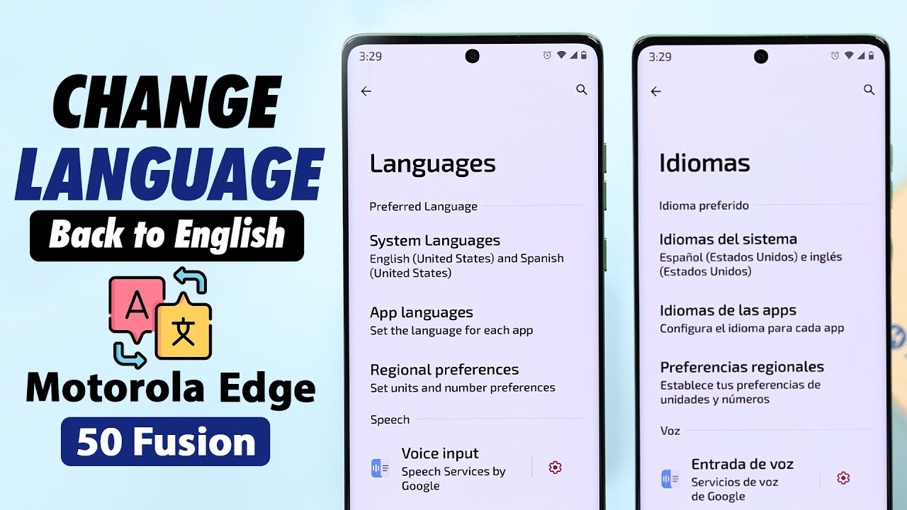 Change Language on Motorola Phone! [How To Using Language Settings ...