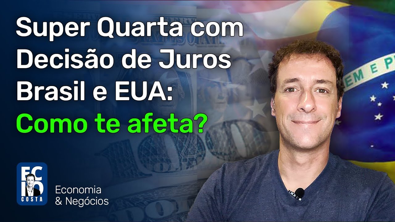 SUPER QUARTA com DECISÃO DE JUROS NO BRASIL E EUA - Como isso TE AFETA ...