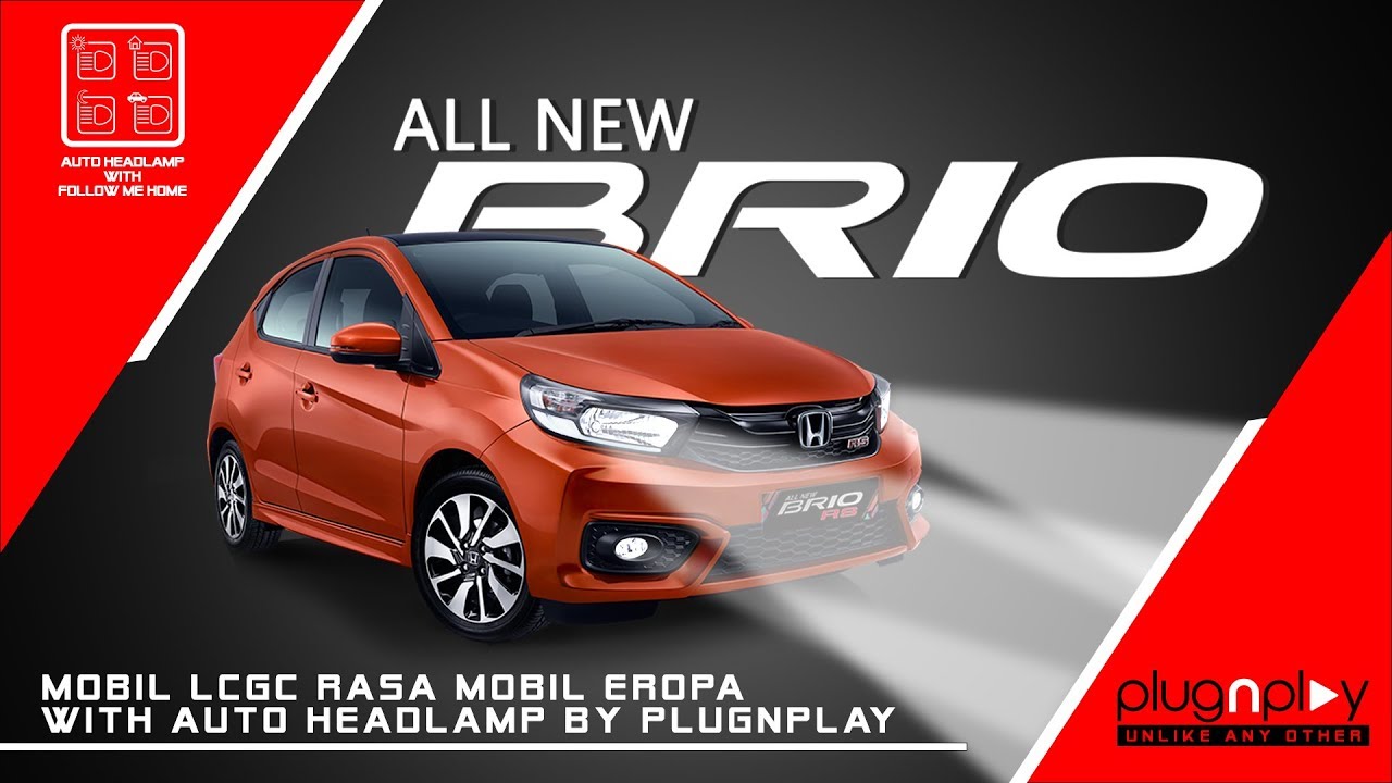 ALL NEW BRIO: Mobil LCGC Rasa Mobil Eropa With Auto Headlamp - YouTube