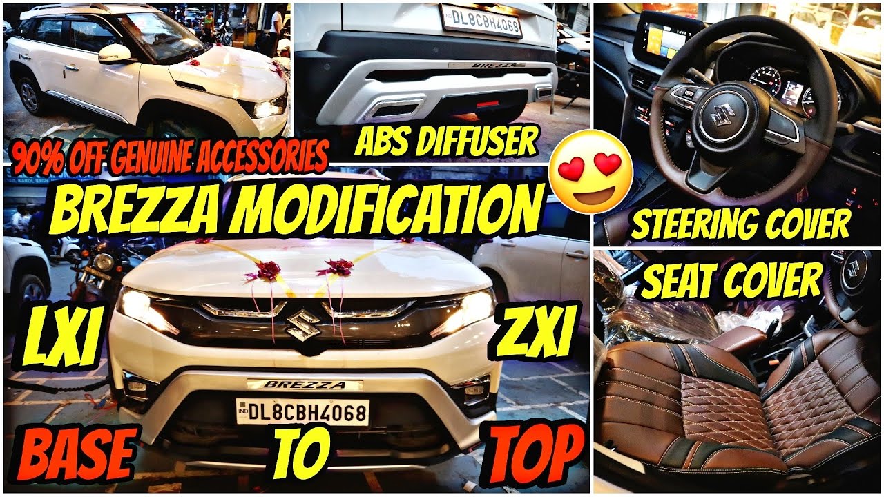 Brezza Lxi Modification Brezza Modified Base to Top 💥 Brezza 2024 ...