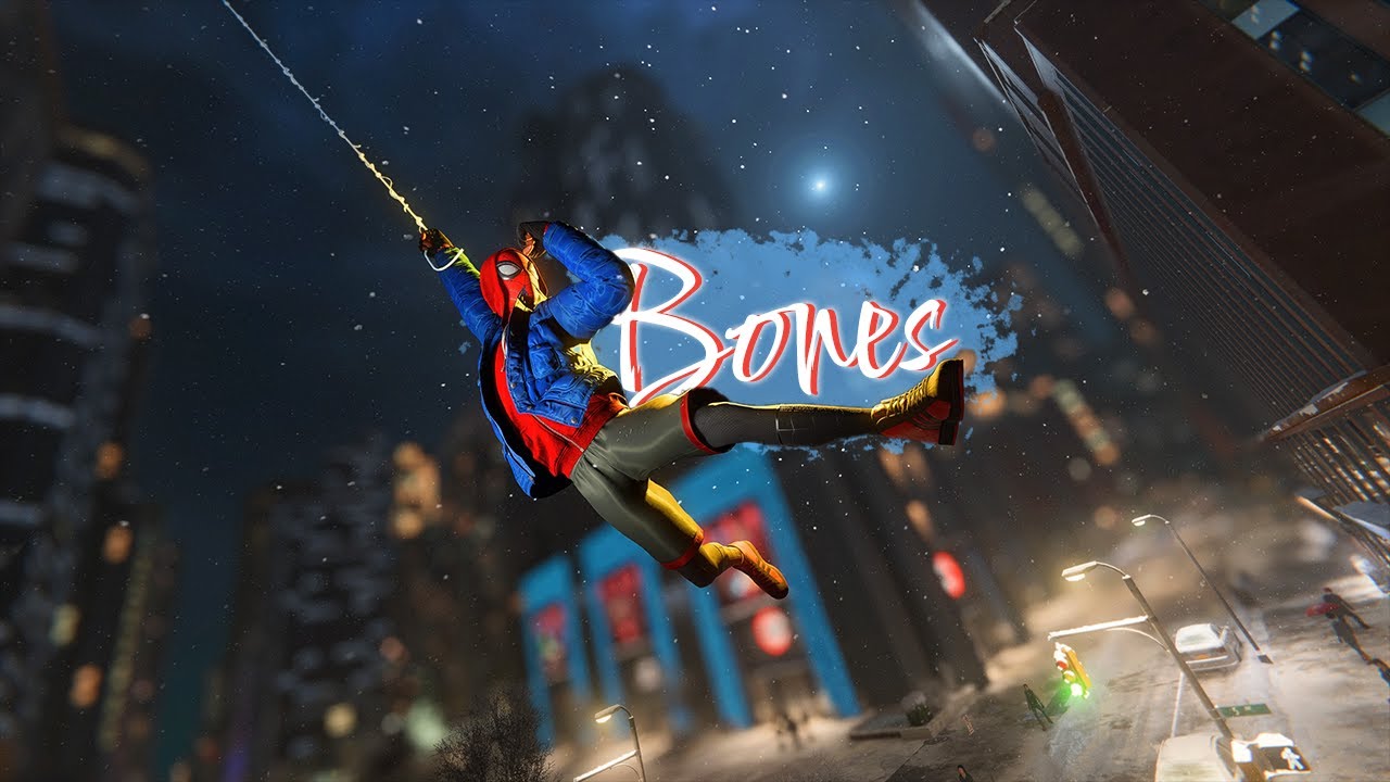 Bones - Imagine Dragons | Spiderman Miles Morales Swing to music - YouTube